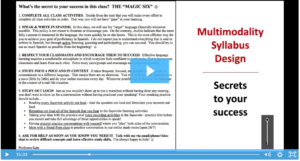 You Can Be in Two Places at One Time: Dual Modality Teaching and ...